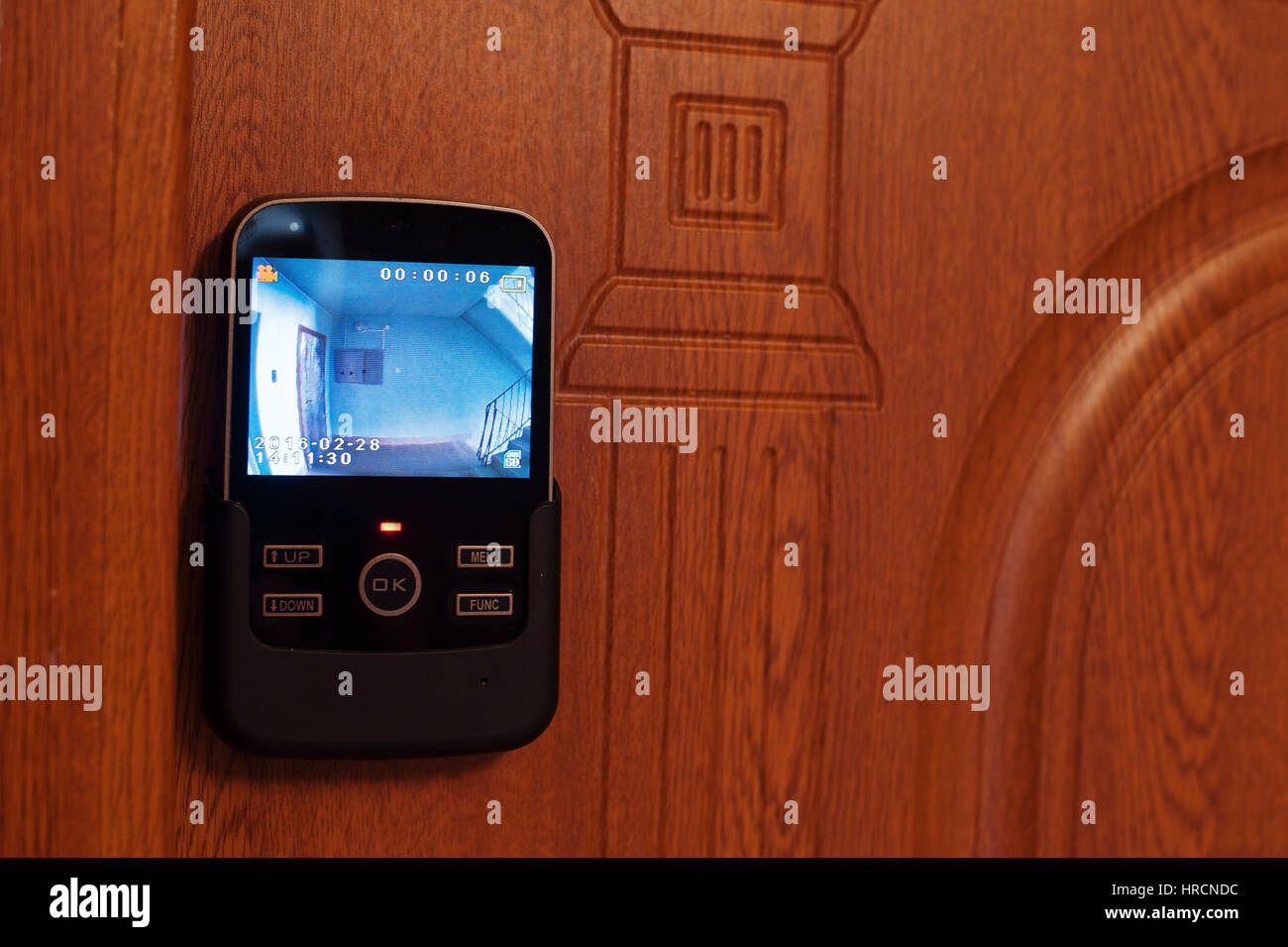 Video call registrator at the front door of house Stock Photo - Alamy
