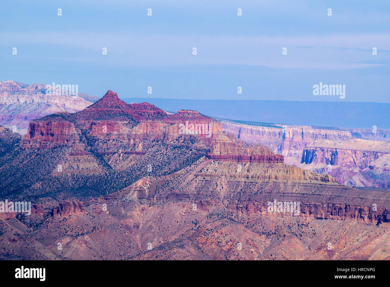 Impressive view over Grand Canyon, National Park, Colorado, USA Stock ...