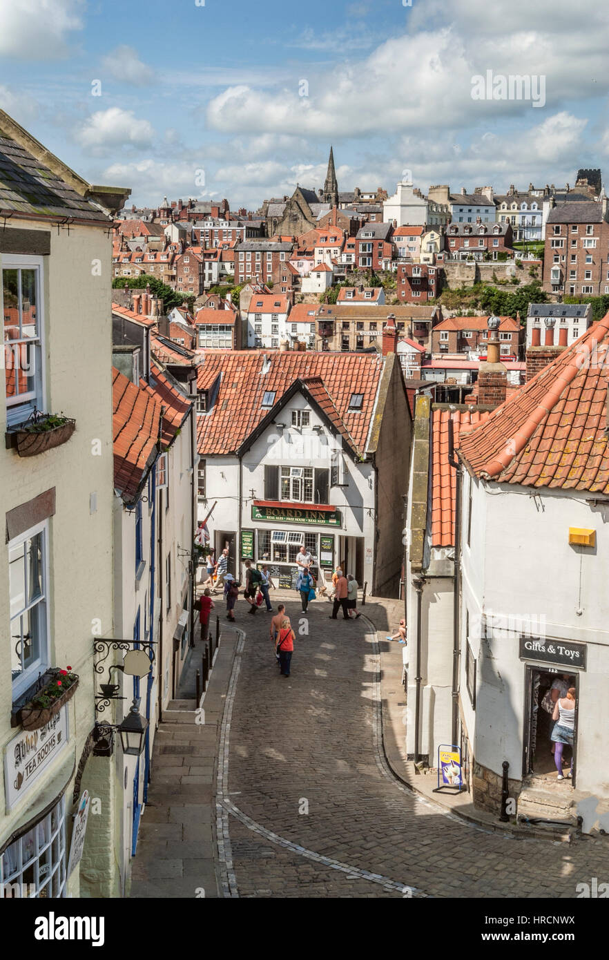 Old town of Whitby in North Yorkshire, England Stock Photo - Alamy