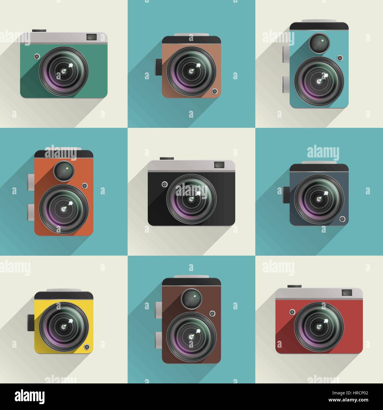 Polaroid camera Stock Vector Images - Alamy