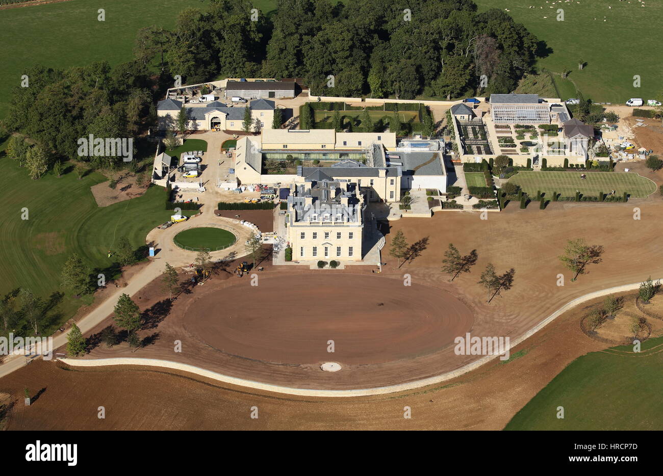 An aerial view of possibly the most fabulous country mansion under ...