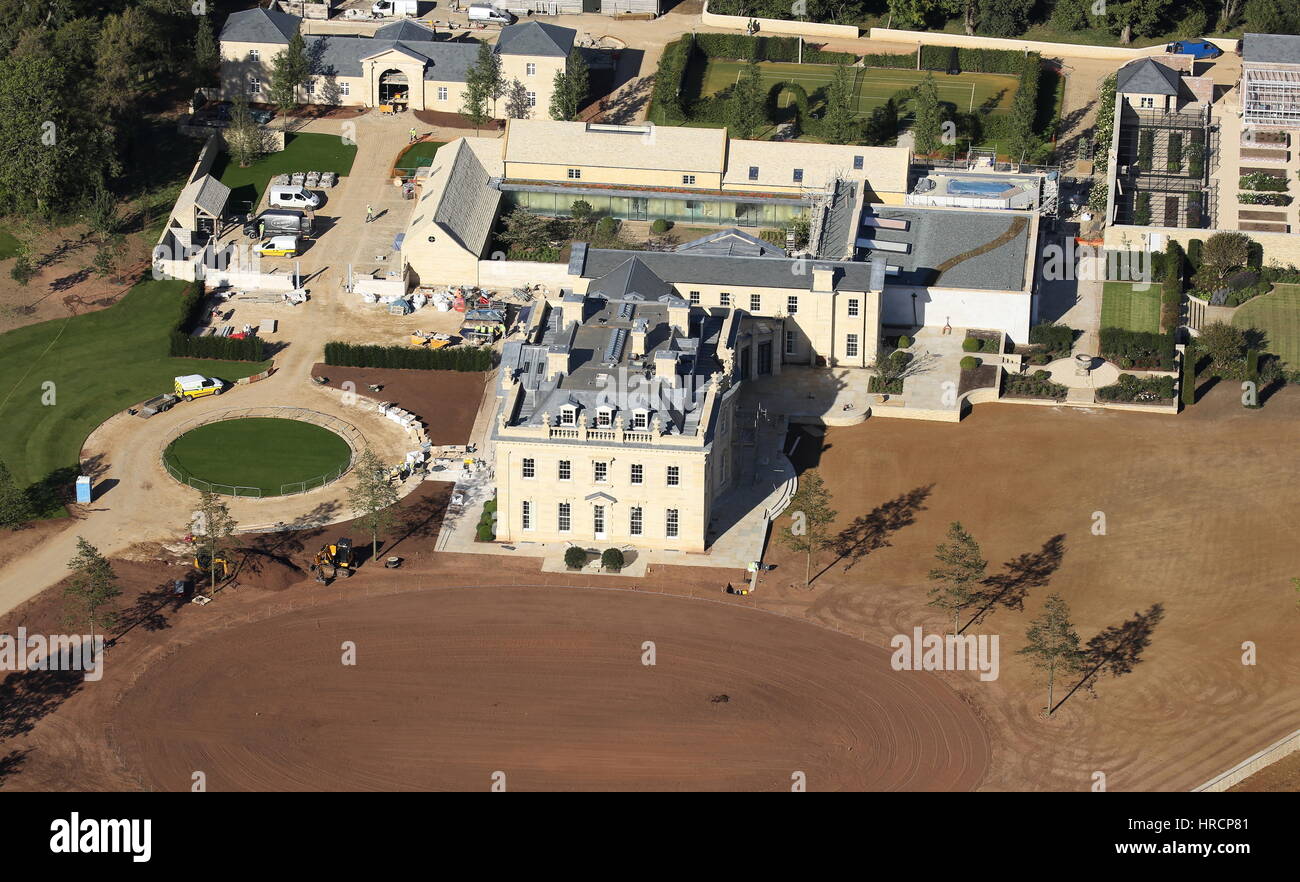 An aerial view of possibly the most fabulous country mansion under ...