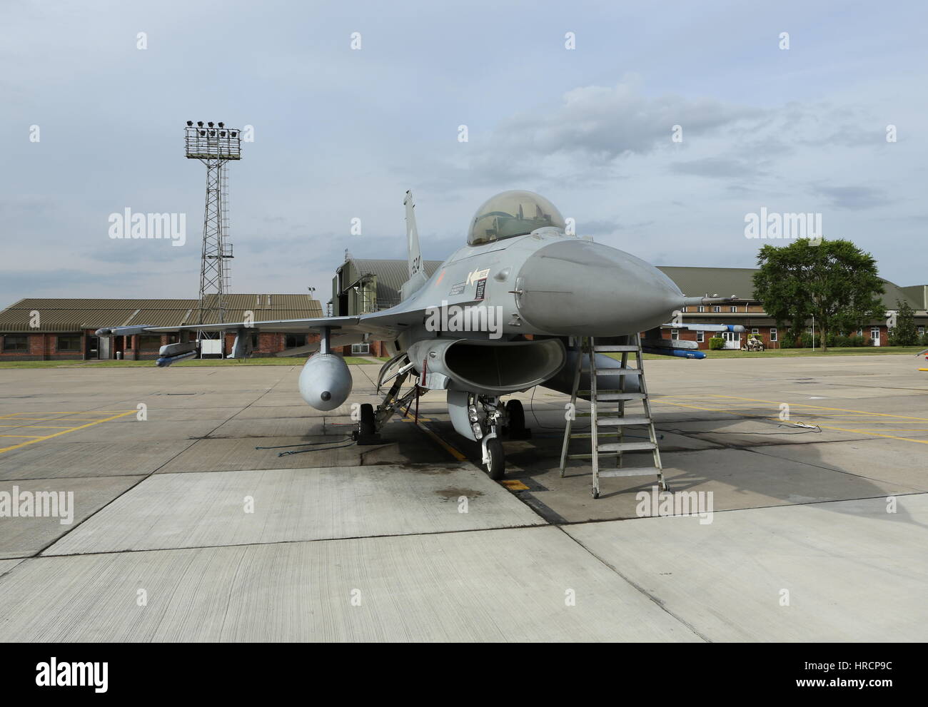 A pair of RNLAF, Royal Netherlands Air Force, F-16 Fighting Falcons ...