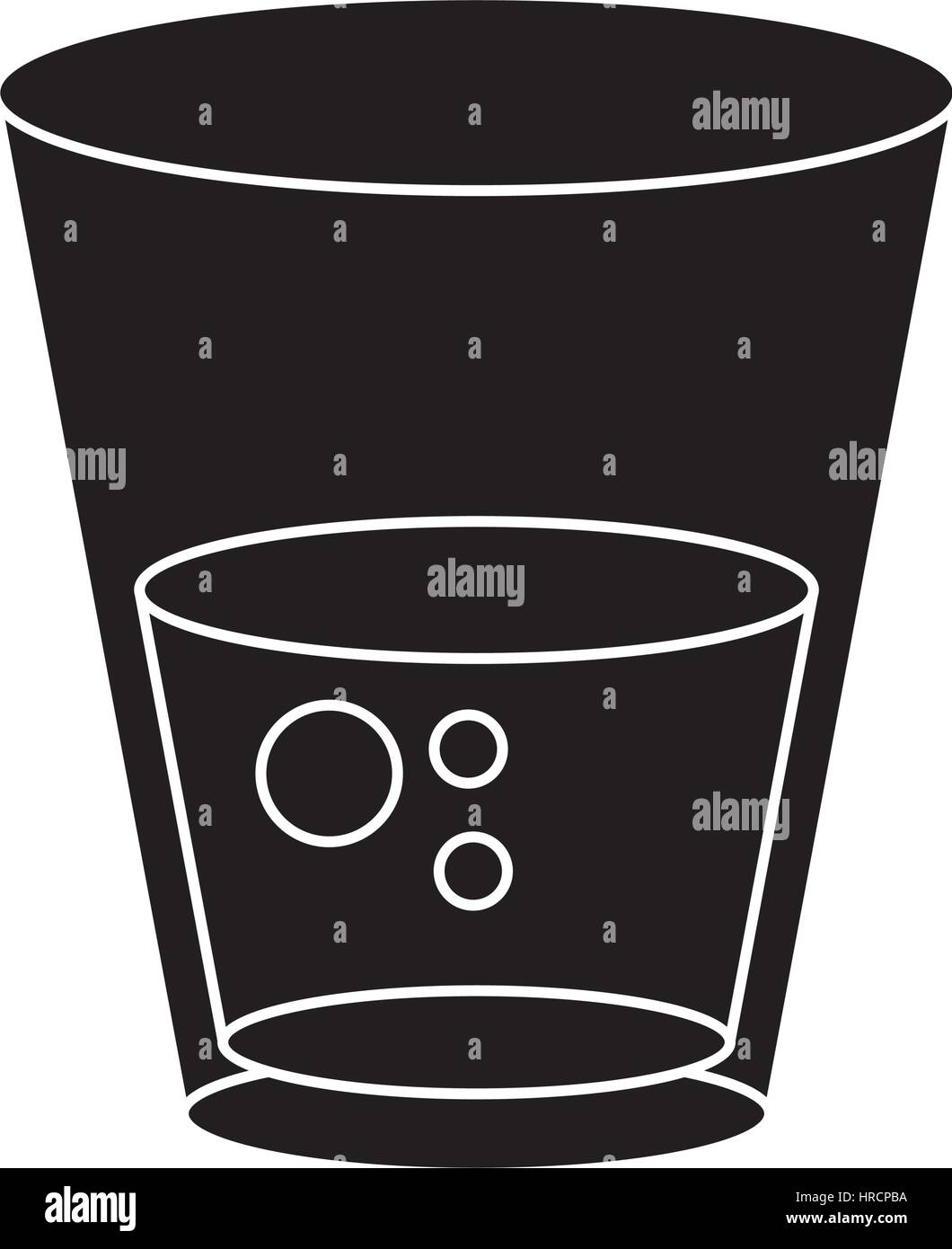 glass water fresh pictogram Stock Vector Image & Art - Alamy