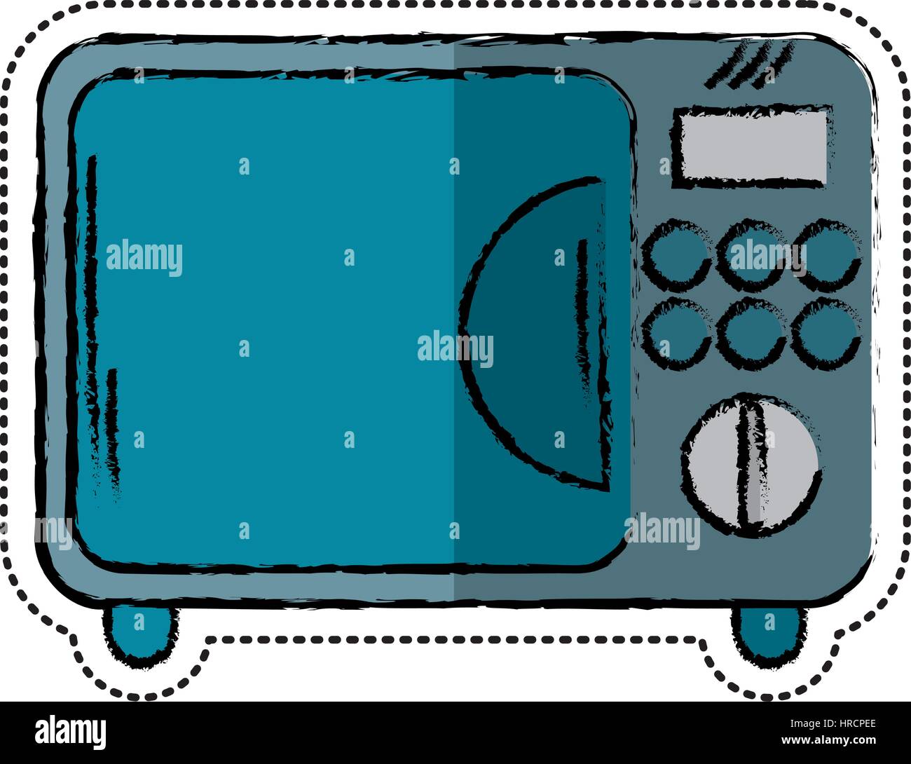 Cartoon microwave hi-res stock photography and images - Alamy