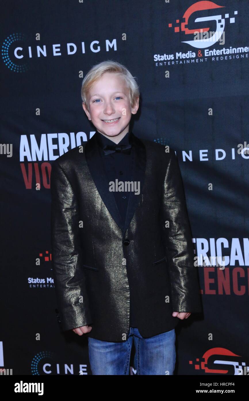 American Violence Red Carpet Premiere - Arrivals Featuring: Hunter ...