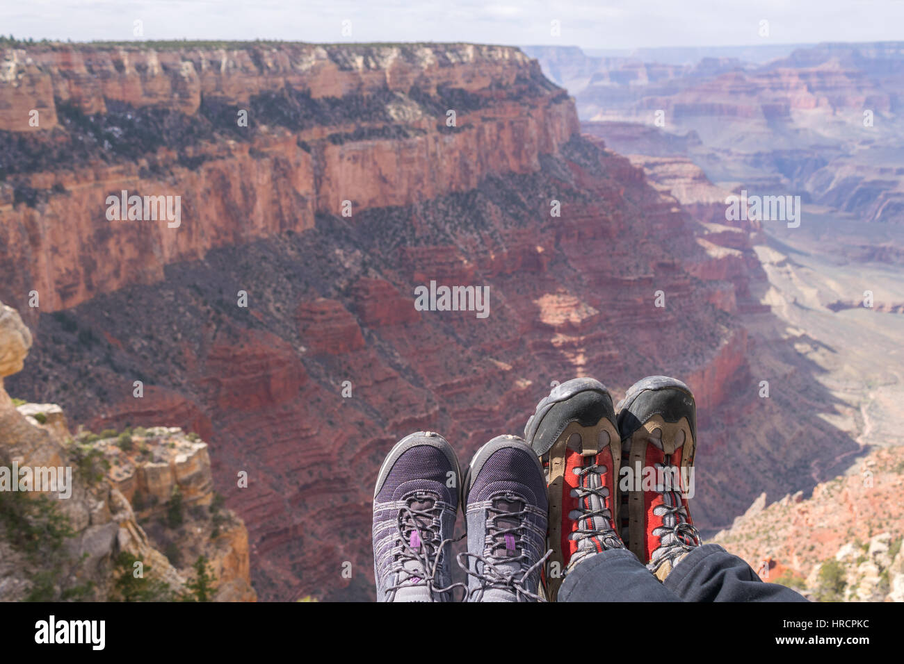 Impressive view over Grand Canyon, National Park, Colorado, USA Stock ...