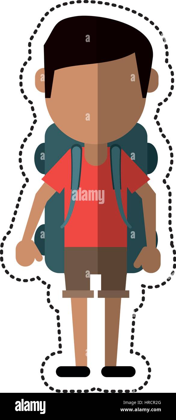 Man wearing board shorts Stock Vector Images - Alamy