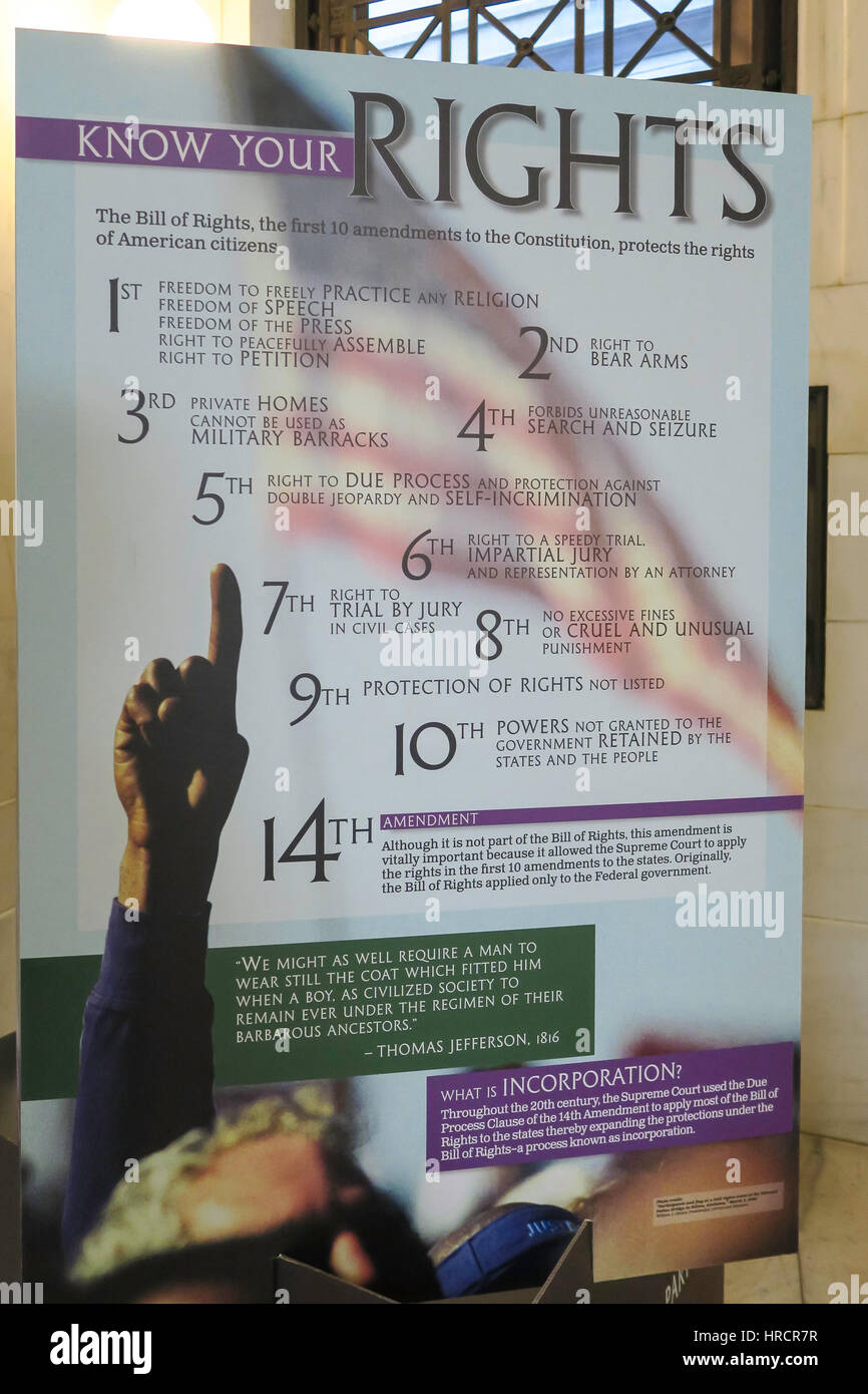 Bill of rights flag hi-res stock photography and images - Alamy