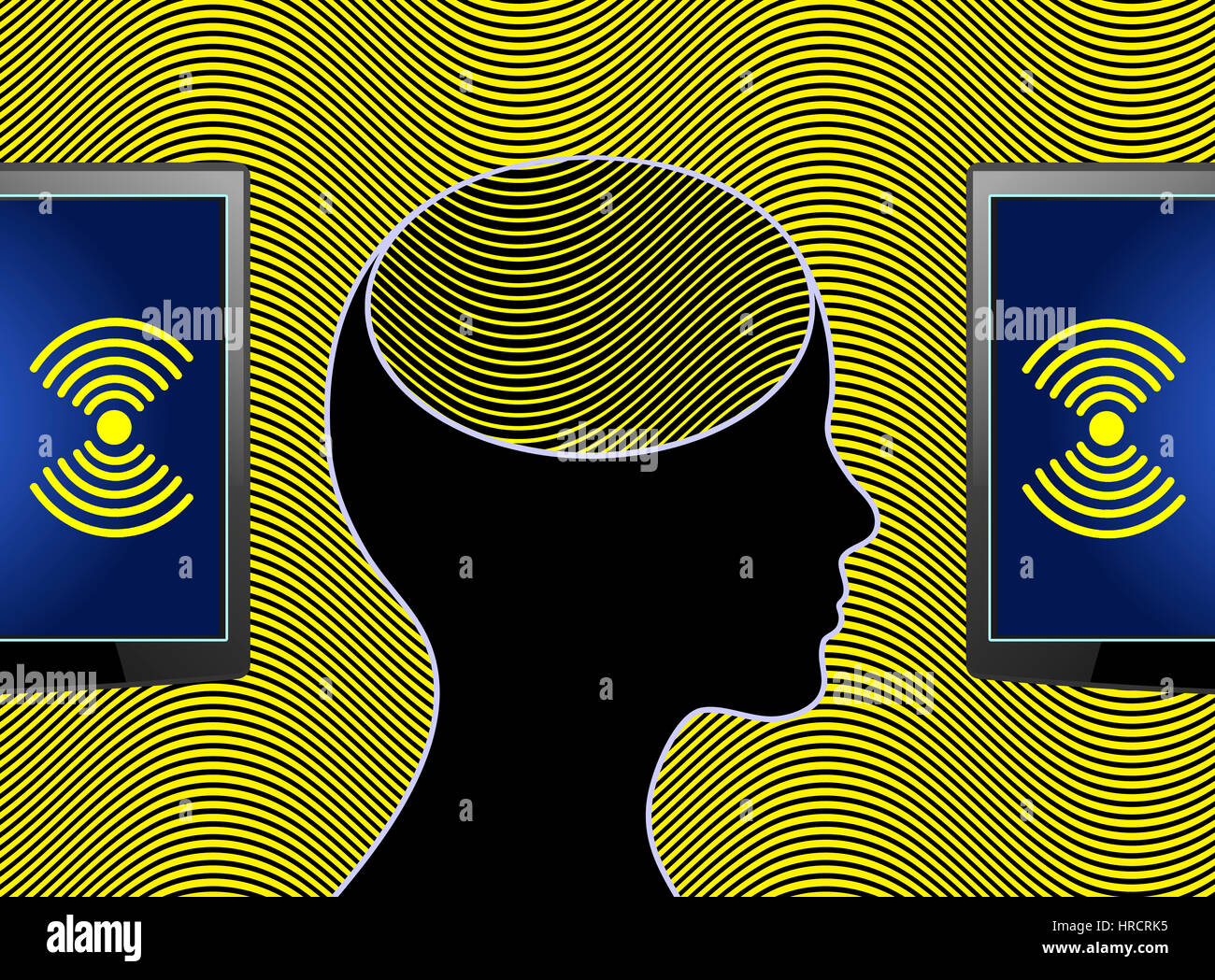 Electrical sensitivity results to medical symptoms in humans Stock ...
