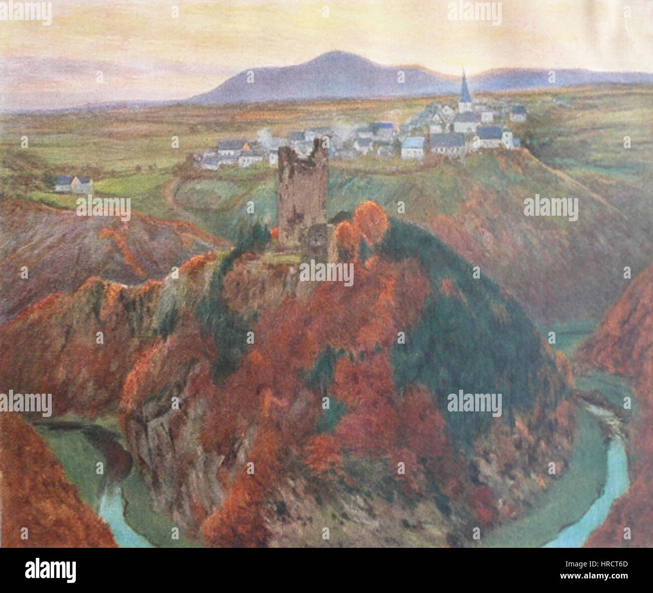 Fritz von Wille’s 0029 portrays a dramatic, emotive landscape scene ...