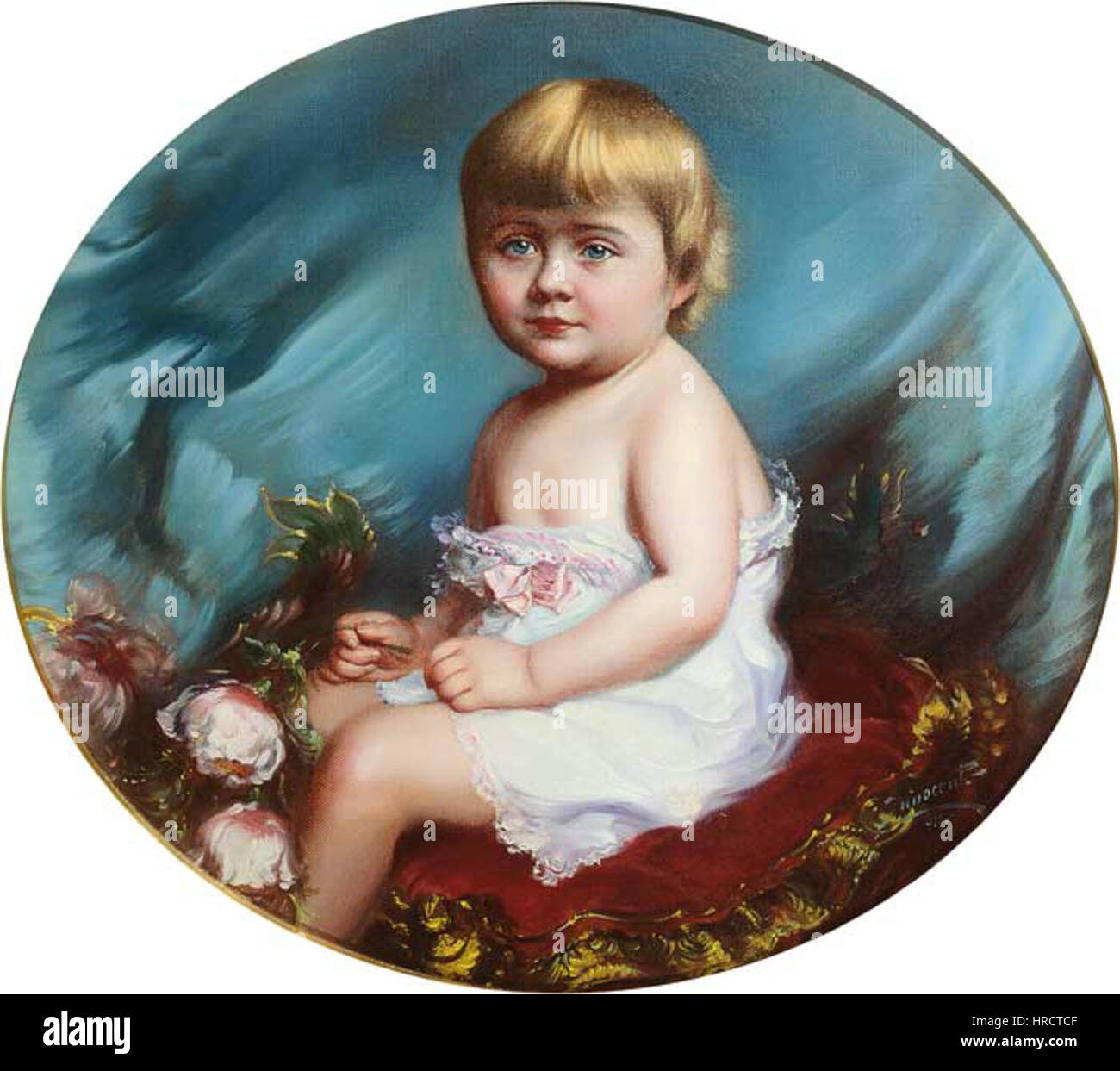 This portrait titled 'Innocent Portrait of a Child' (1911) conveys the ...