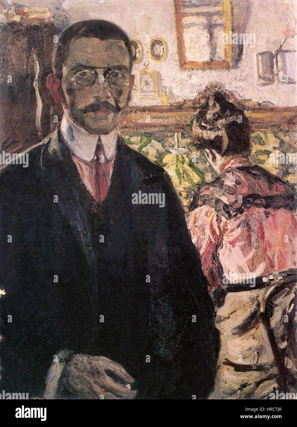 Perlmutter Self-portrait 1905 Stock Photo - Alamy