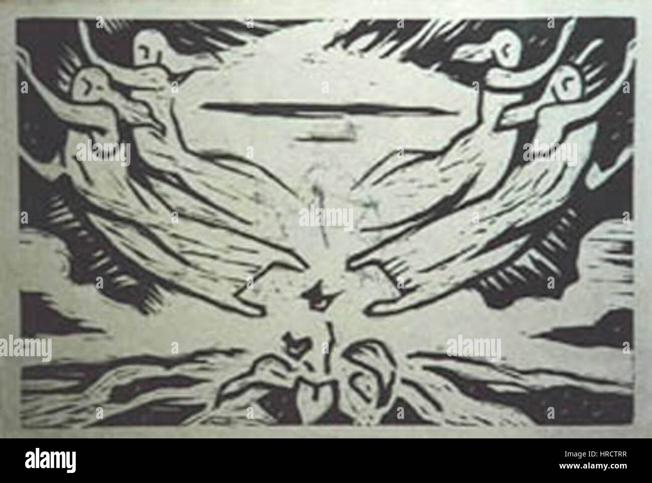 Fritz Baumann Vier Engel 1912 Stock Photo - Alamy