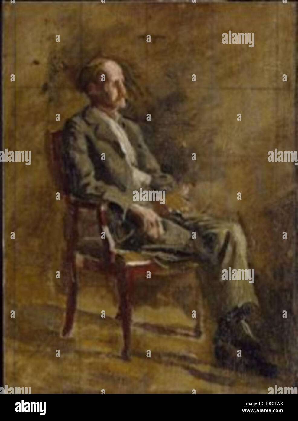 Sketch for the Portrait of Henry Rowland Stock Photo - Alamy