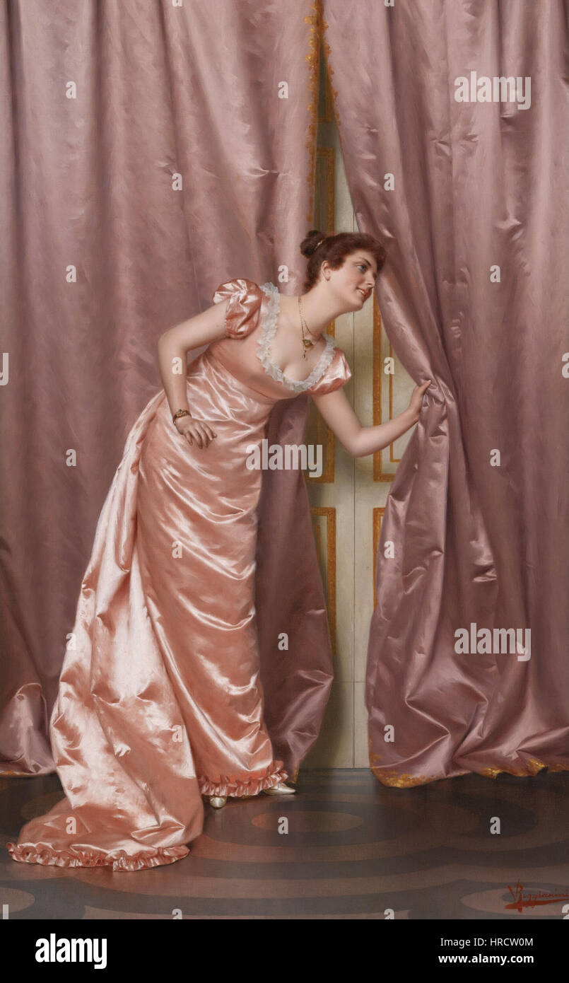 'Eavesdropping' by Vittorio Reggianini portrays a moment of quiet ...