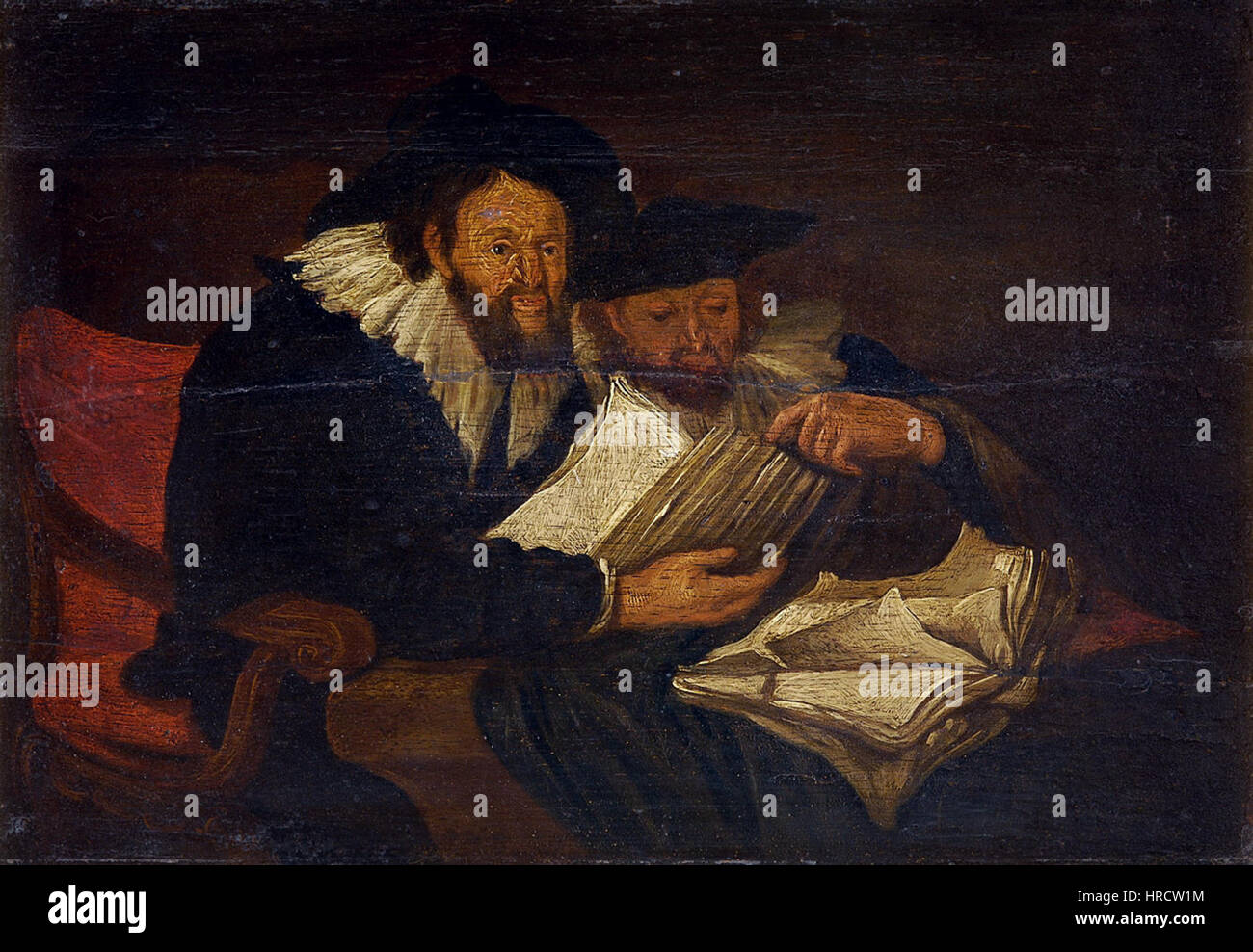 'Zwei Advokaten' is a 17th-century Dutch painting depicting two lawyers ...
