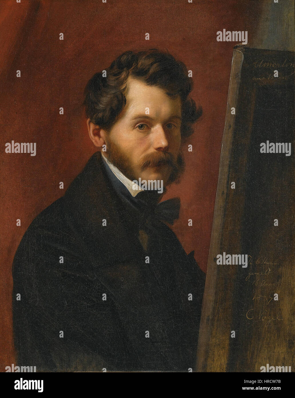 Carl Christian Vogel von Vogelstein’s portrait of Amerling captures the ...