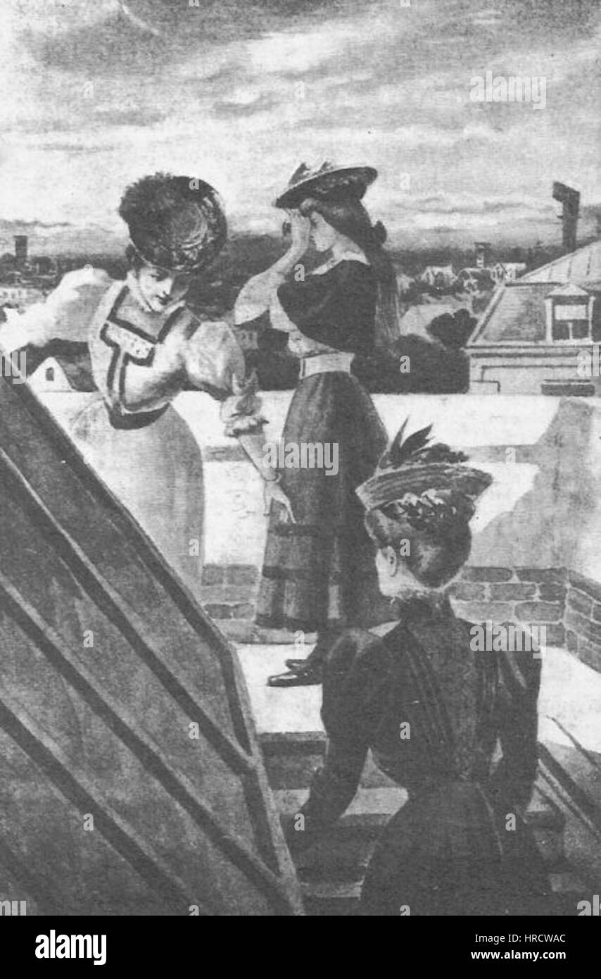 'The Chase of the Golden Meteor' by George Roux 15 Stock Photo - Alamy