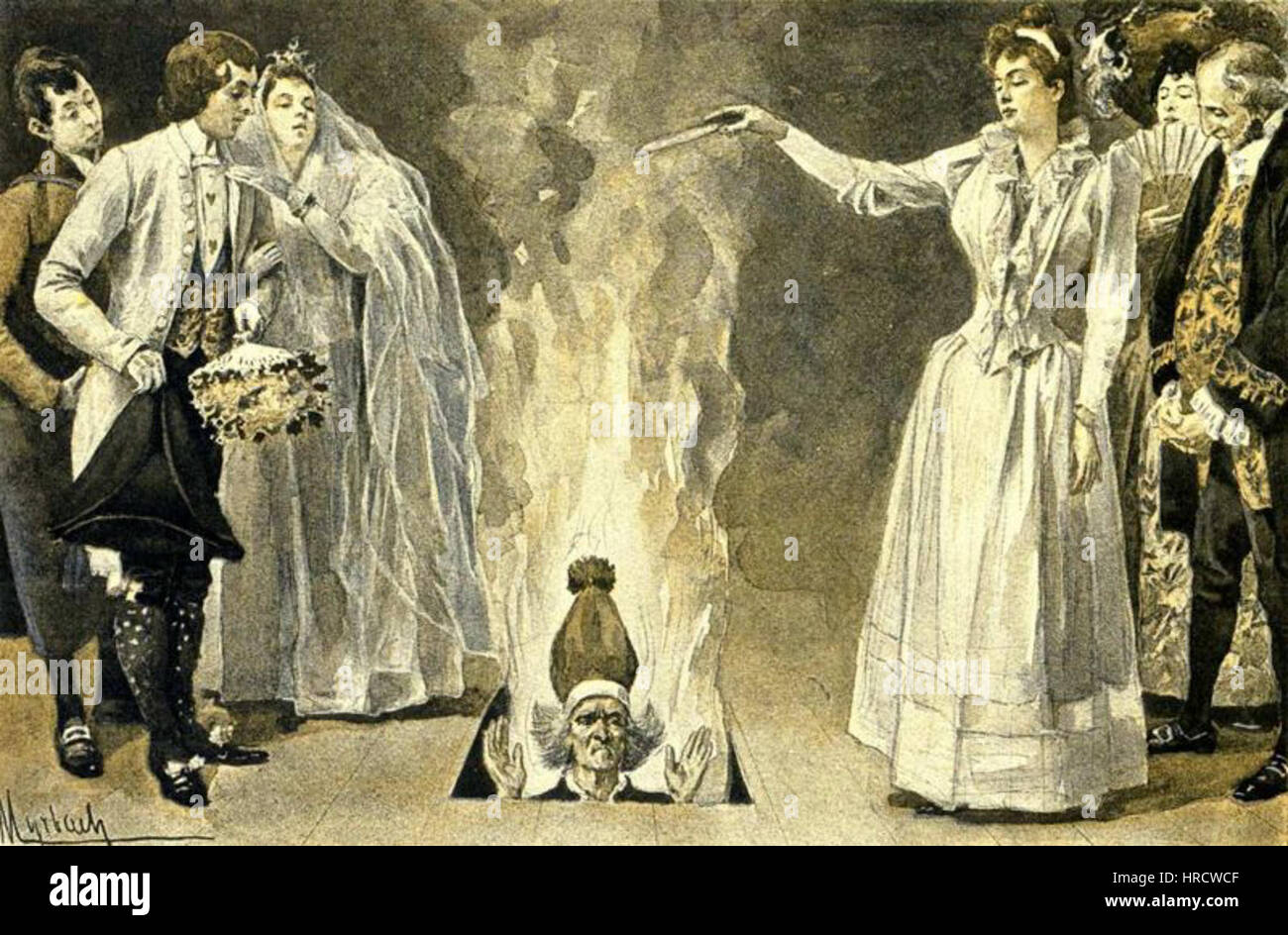Felicien de Myrbach's 'Aventures de la famille Raton' depicts an ...