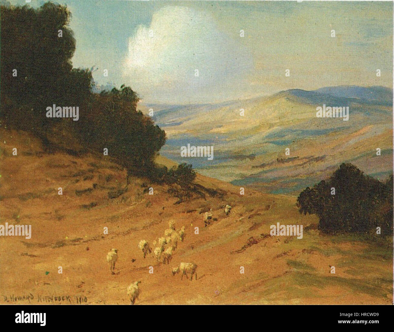 'Pajaro Valley, California' by D. Howard Hitchcock, 1910 Stock Photo ...