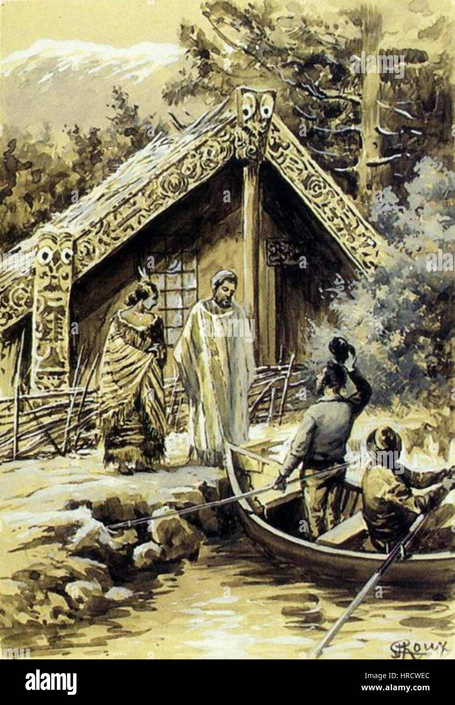 'The Sea Serpent' by George Roux depicts the mythical creature in a ...