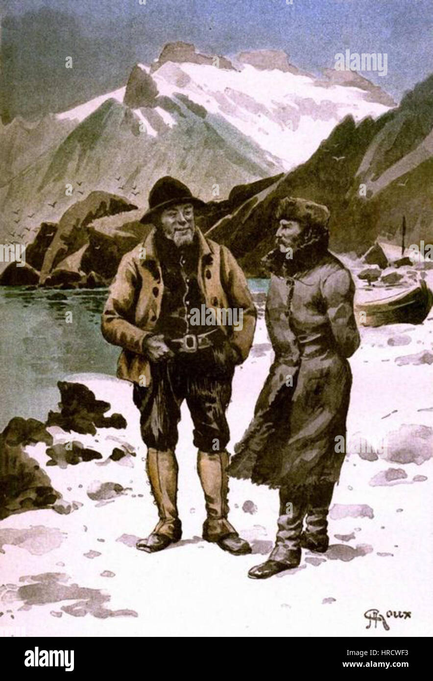 'The Sphinx of the Ice Fields' by George Roux 04 Stock Photo - Alamy