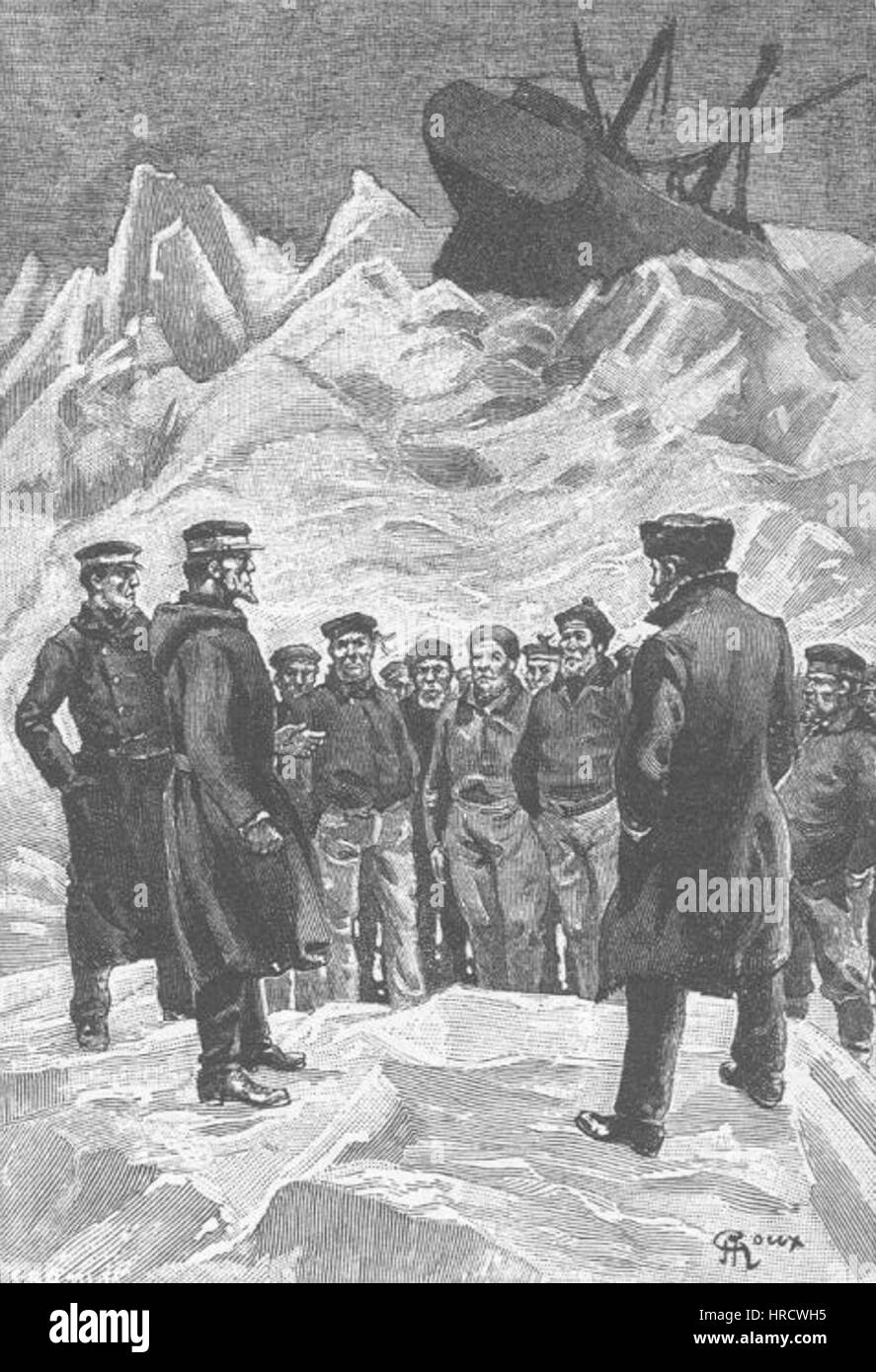 'The Sphinx of the Ice Fields' by George Roux 49 Stock Photo - Alamy