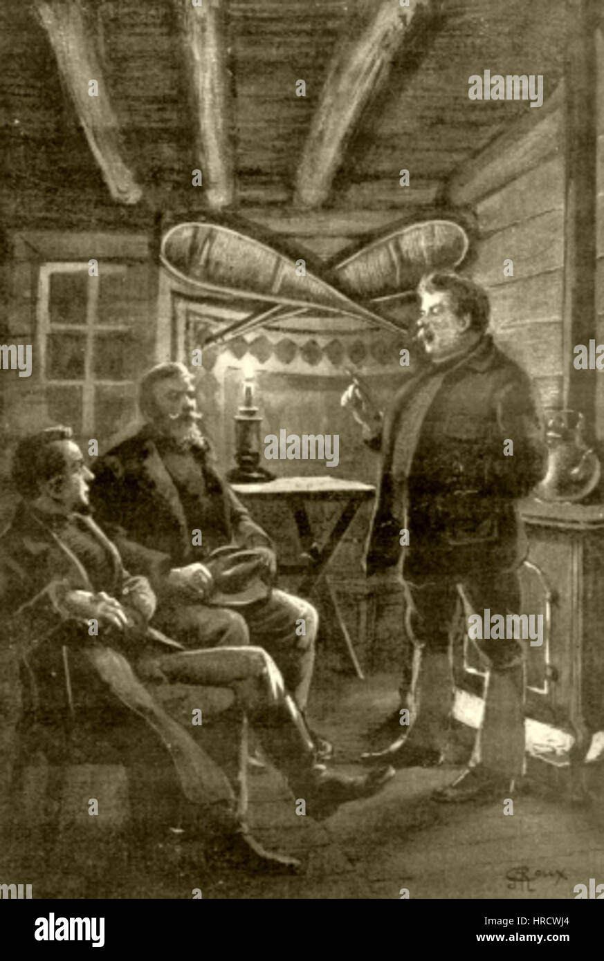 'The Golden Volcano' by George Roux 29 Stock Photo - Alamy