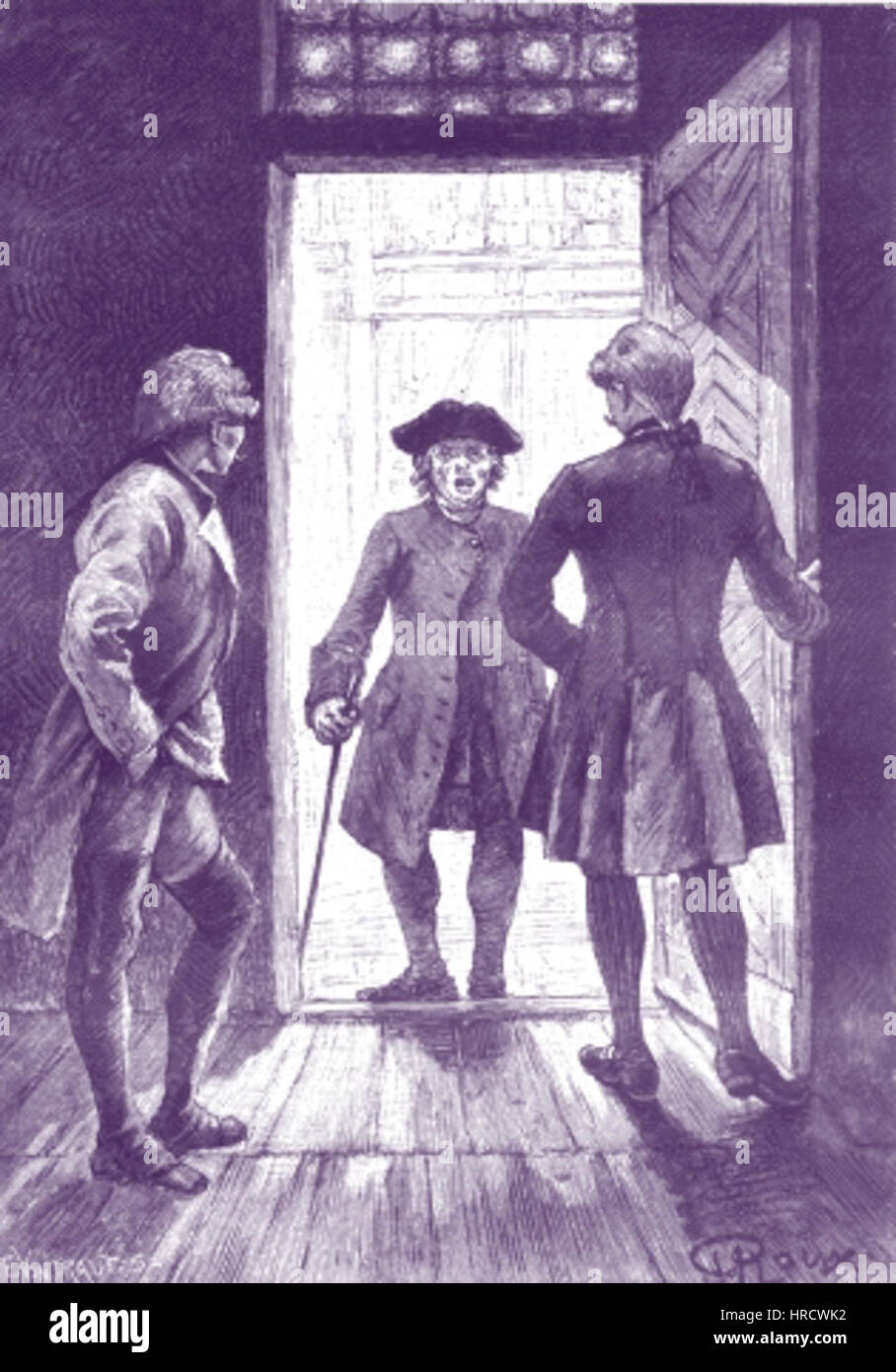 'The Flight to France' by George Roux 12 Stock Photo - Alamy