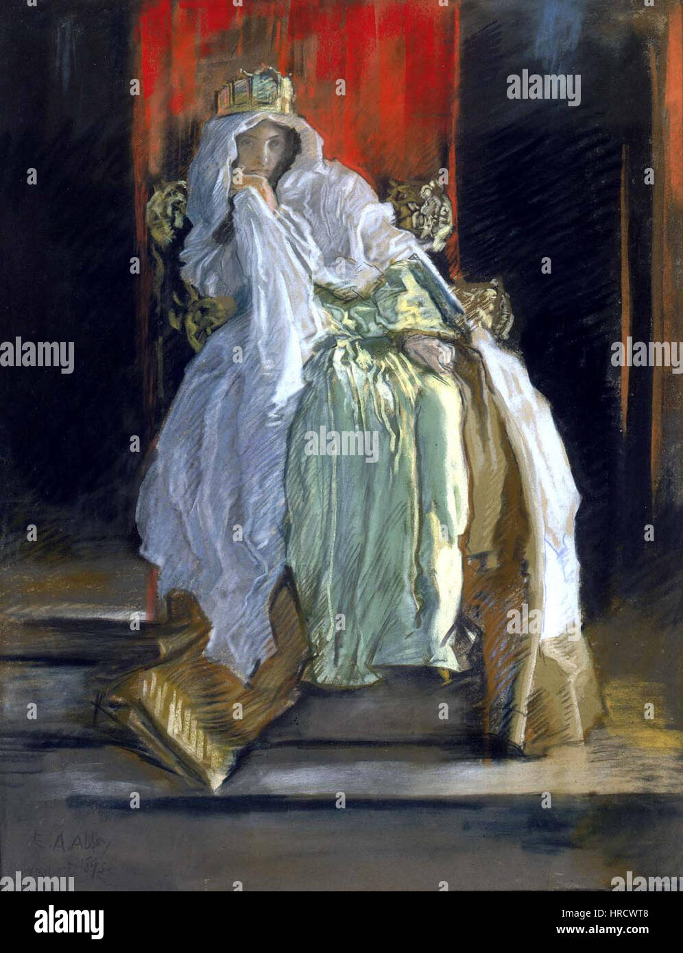 Abbey - The Queen in Hamlet Stock Photo - Alamy