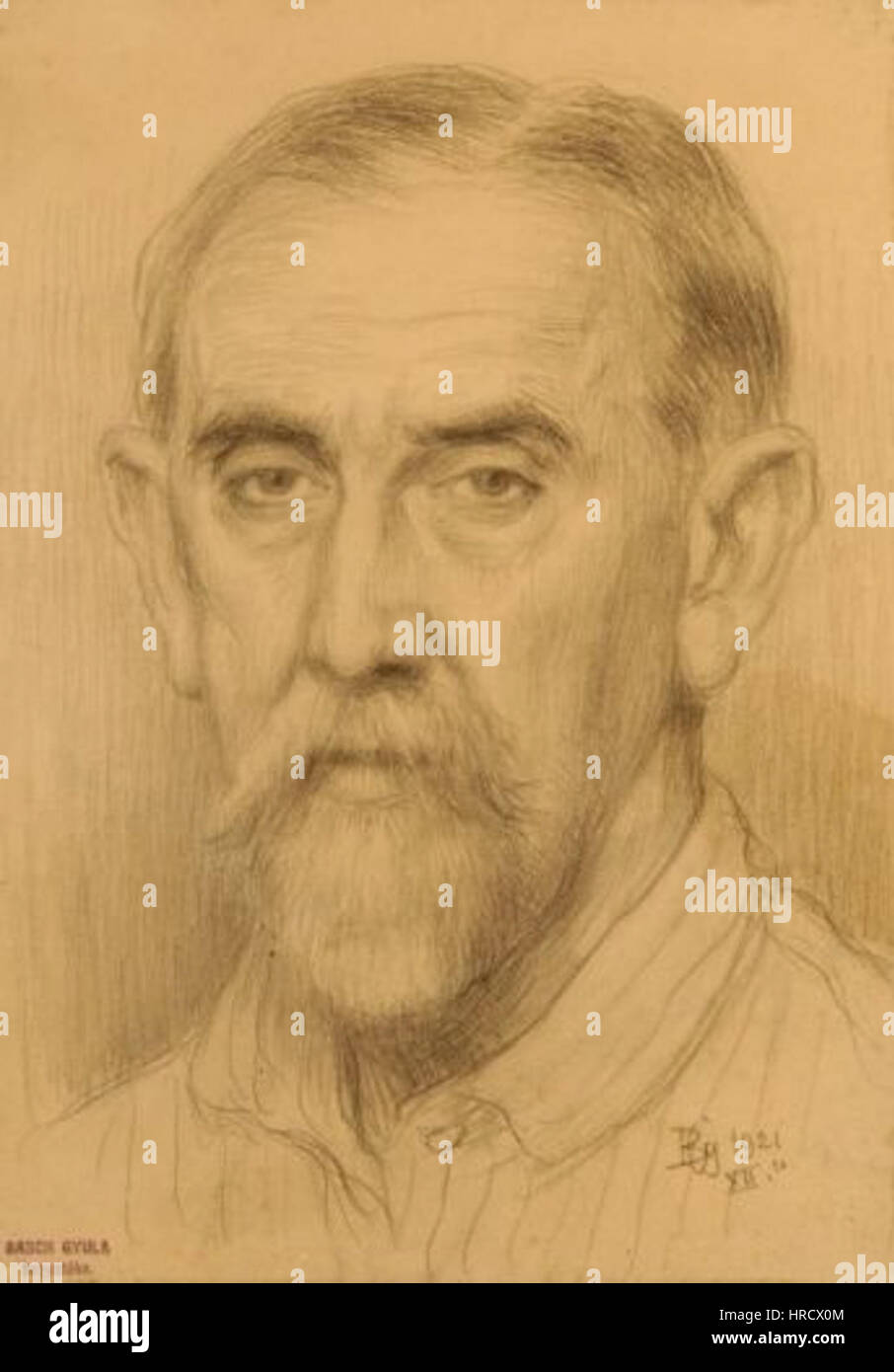 Basch Self-portrait 1921 Stock Photo - Alamy