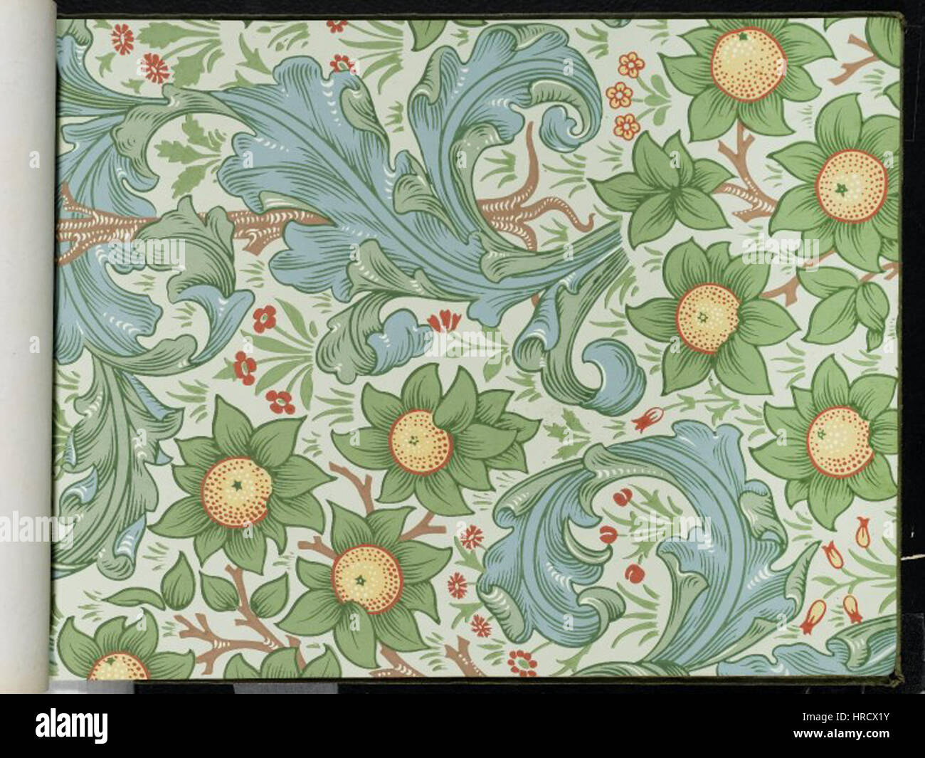 The Wallpaper Sample Book 1 by William Morris and Company, held at the ...