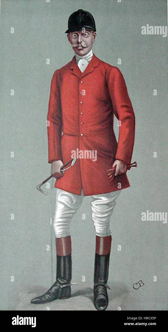 Tommy Burns-Hartopp Vanity Fair 25 October 1900 Stock Photo - Alamy