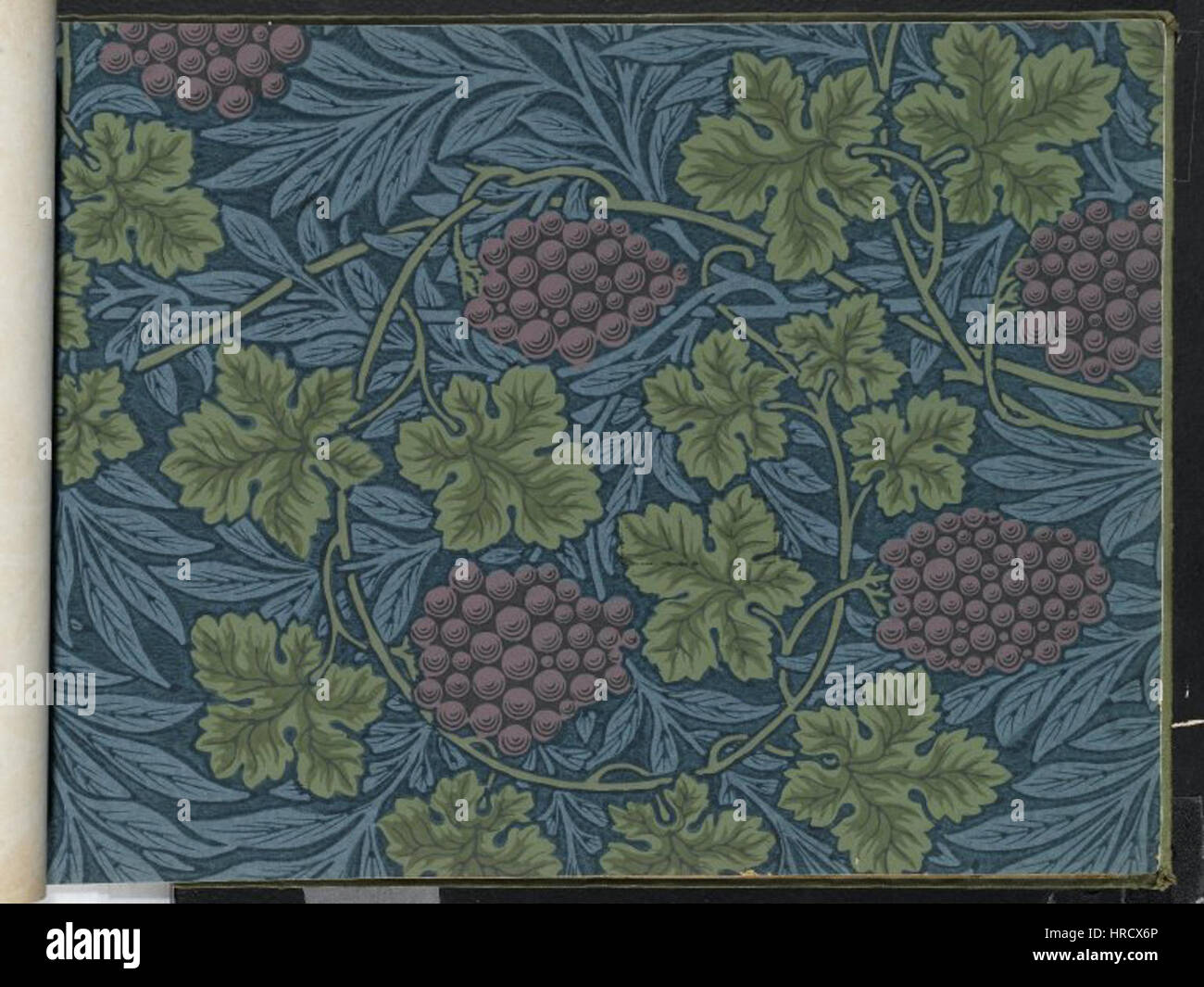 This page from the William Morris Wallpaper Sample Book showcases ...