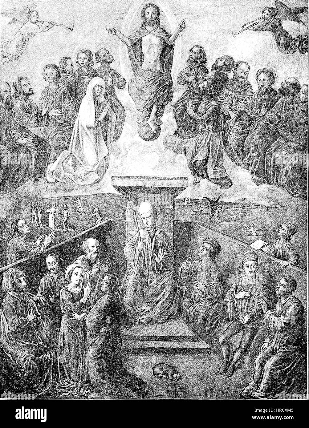 A picture of the judge in the city in the town house zu Graz from 1478 ...