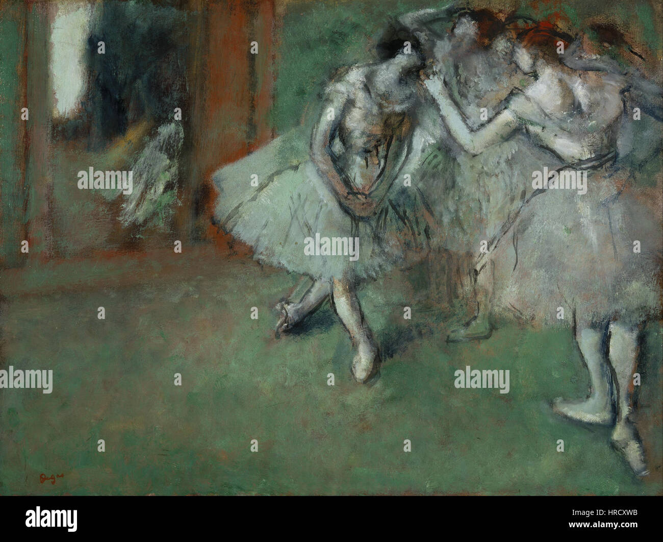 Edgar Degas - A Group of Dancers - Google Art Project Stock Photo - Alamy