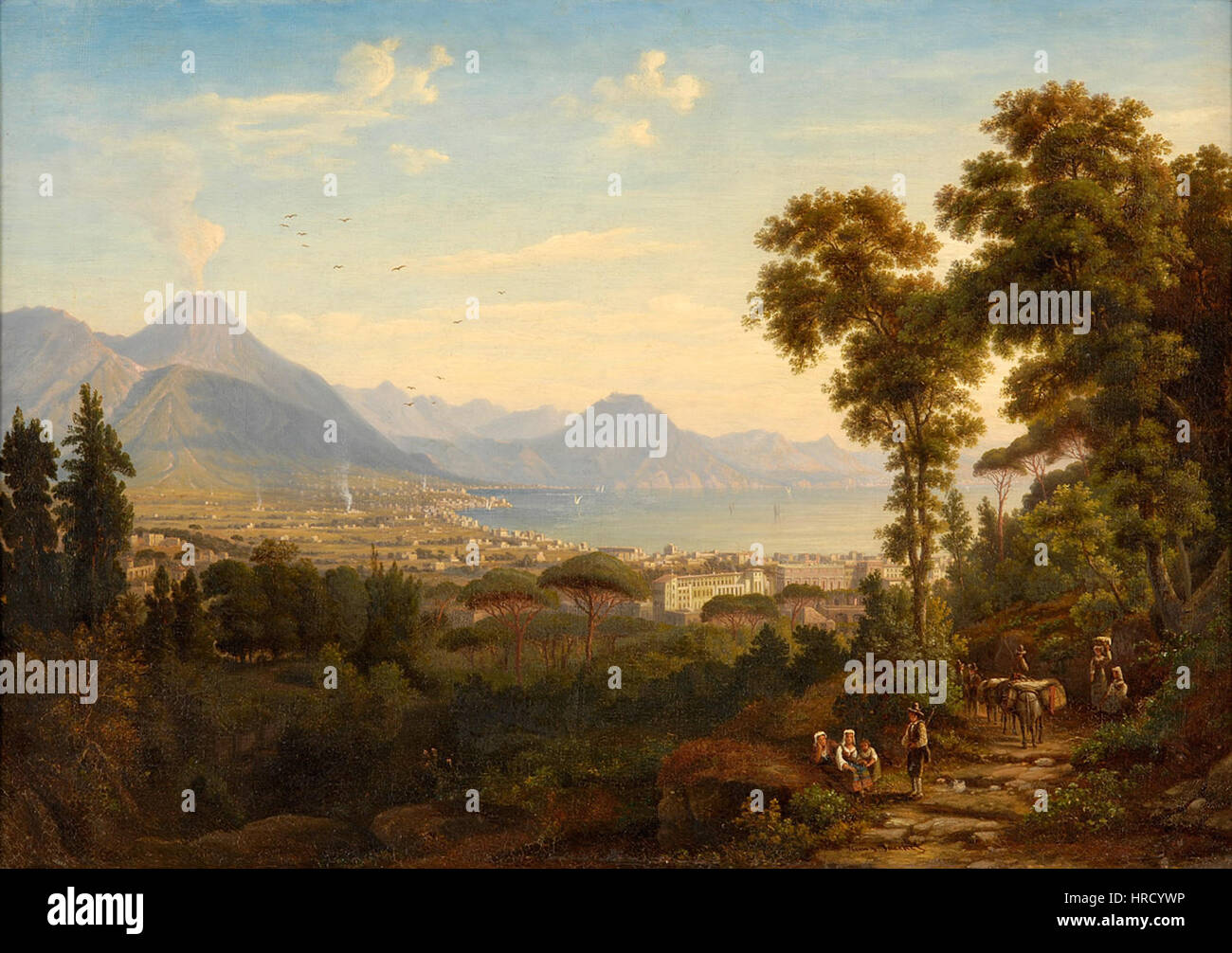 Henry Jaeckel Bucht von Neapel Stock Photo - Alamy