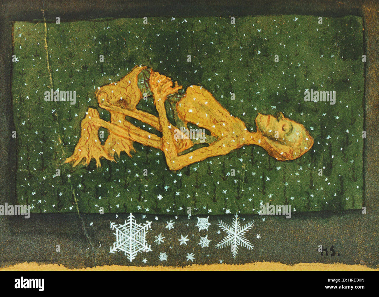 'Syksy II' by Hugo Simberg, painted in 1895, presents a poignant ...