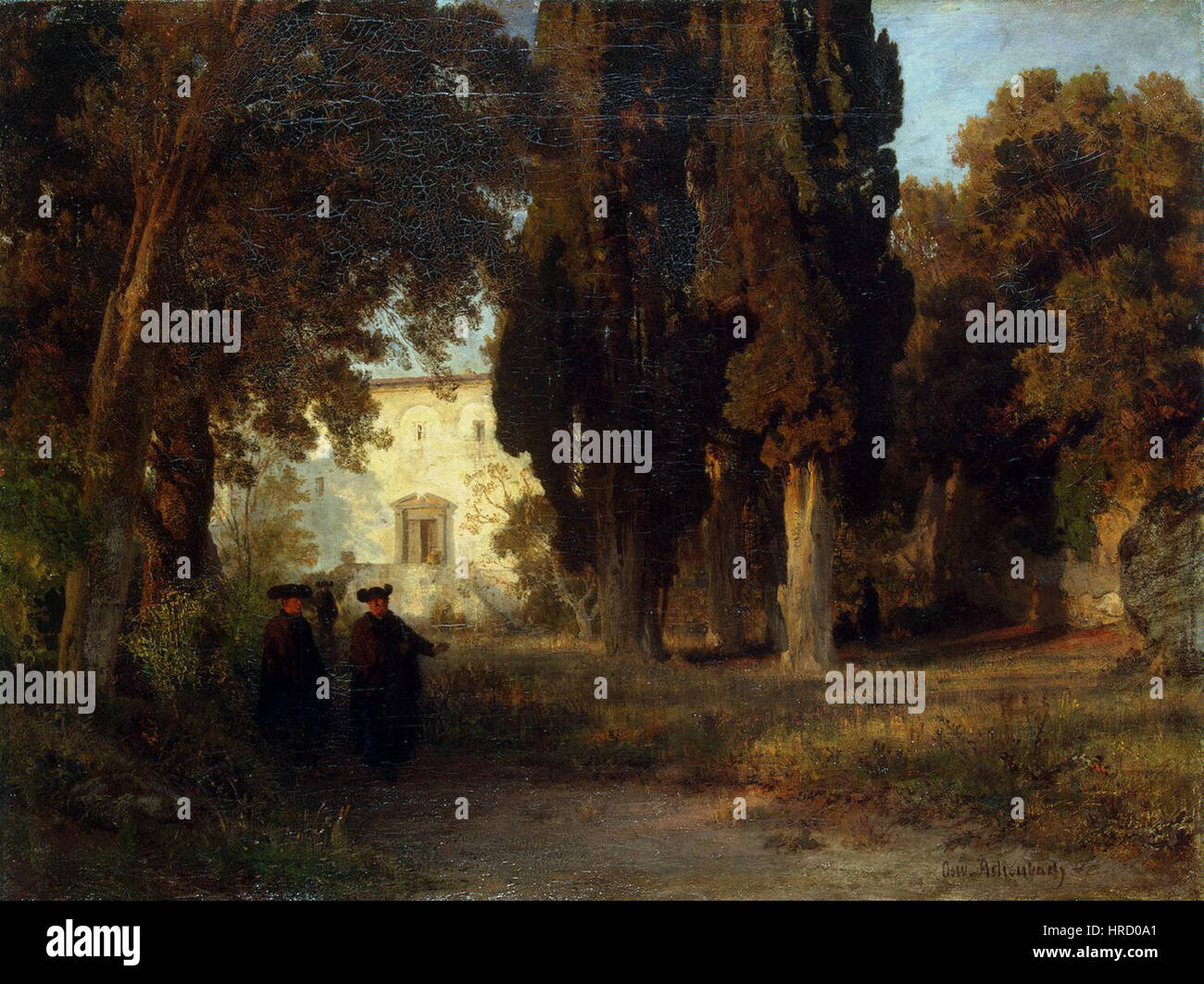 Oswald Achenbach 002 Stock Photo - Alamy