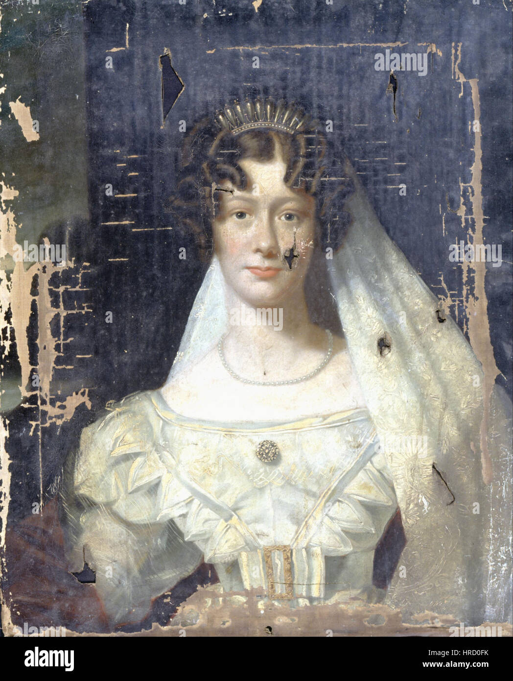 'Mrs. John Smart II' by John Smart II is a delicate miniature portrait ...