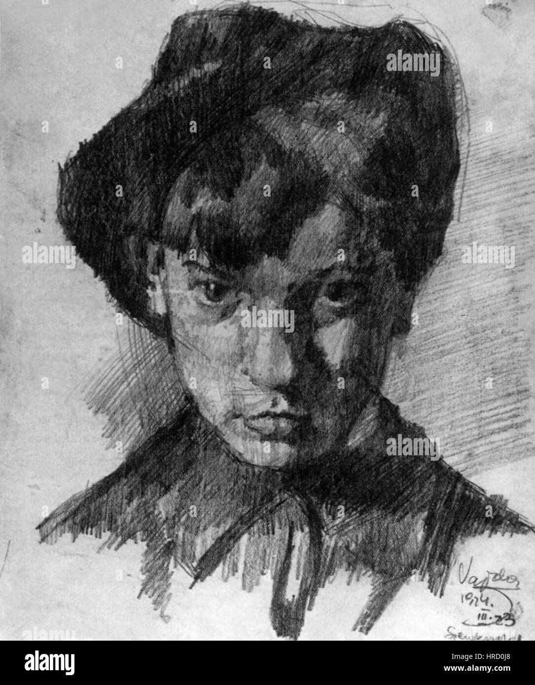 Self portrait composition Black and White Stock Photos & Images - Alamy