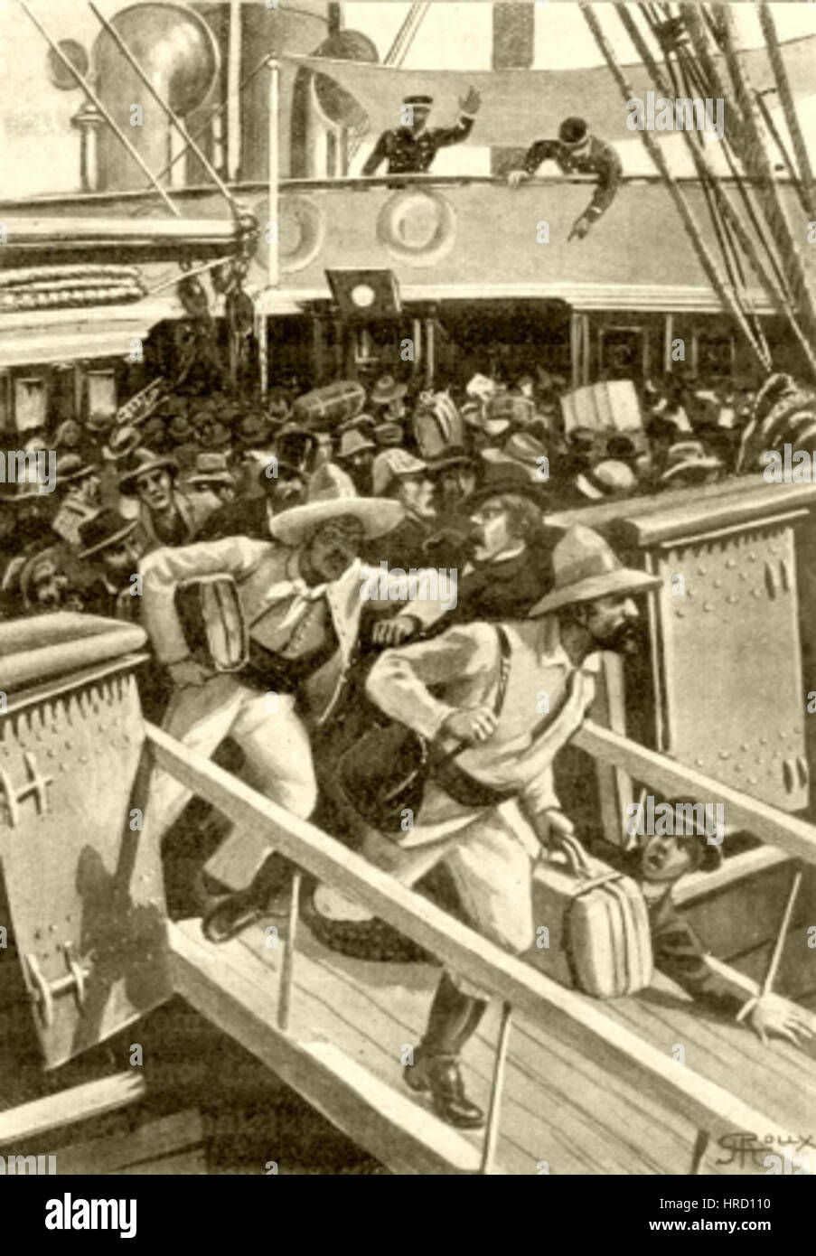 'The Golden Volcano' by George Roux 15 Stock Photo - Alamy