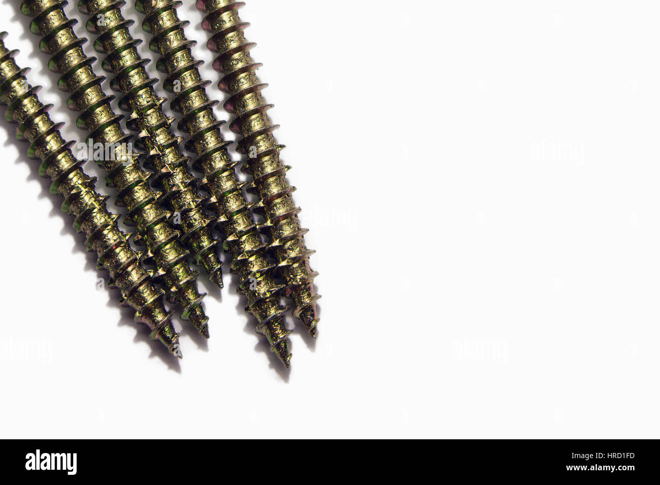 Row of metal screws hi-res stock photography and images - Alamy