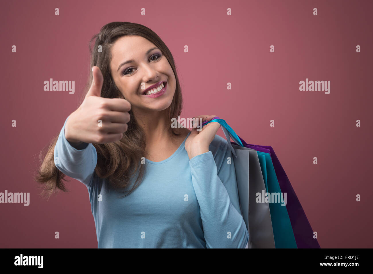 Thumbs up shopping hi-res stock photography and images - Alamy
