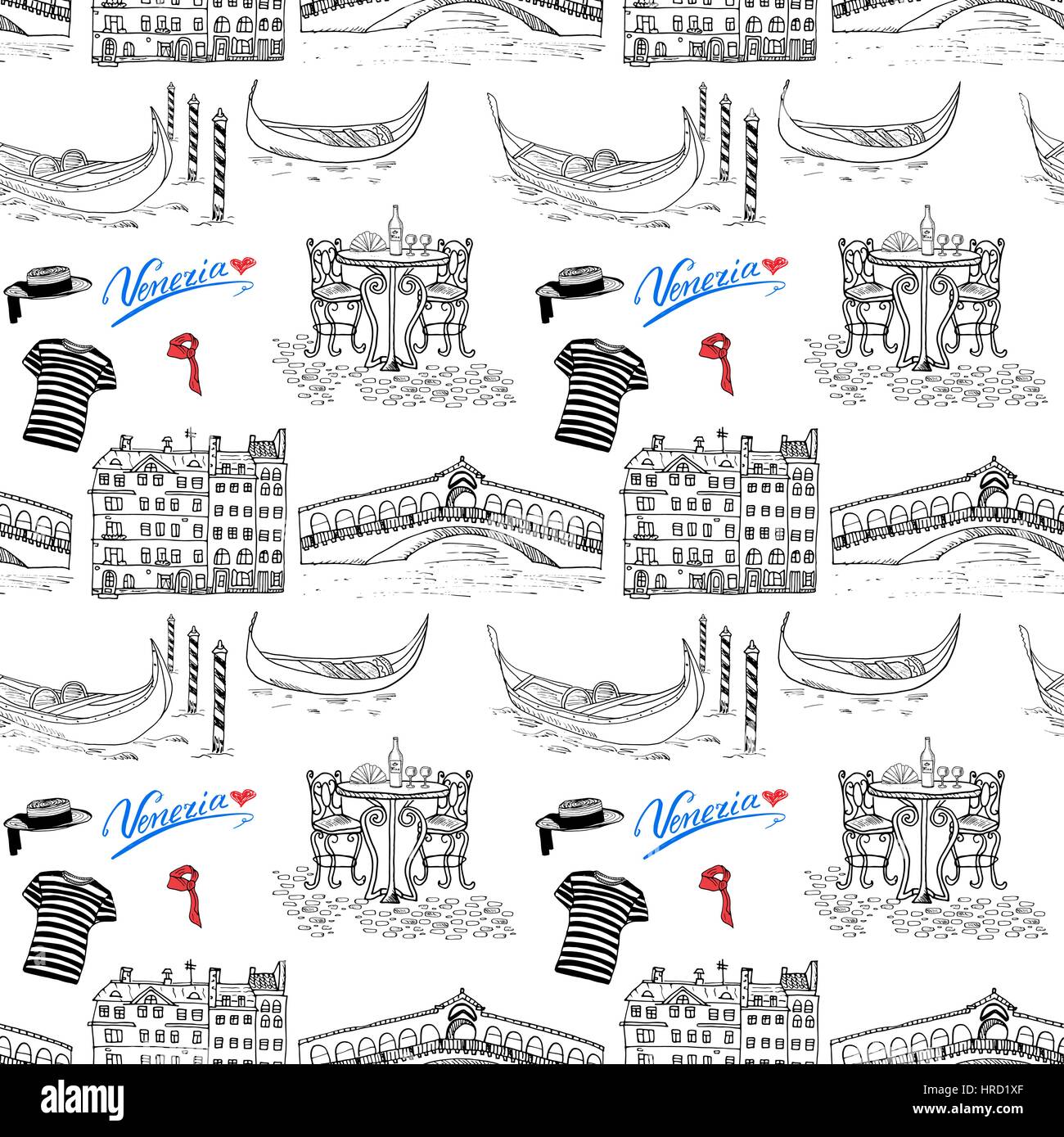 Venice water table Stock Vector Images - Alamy