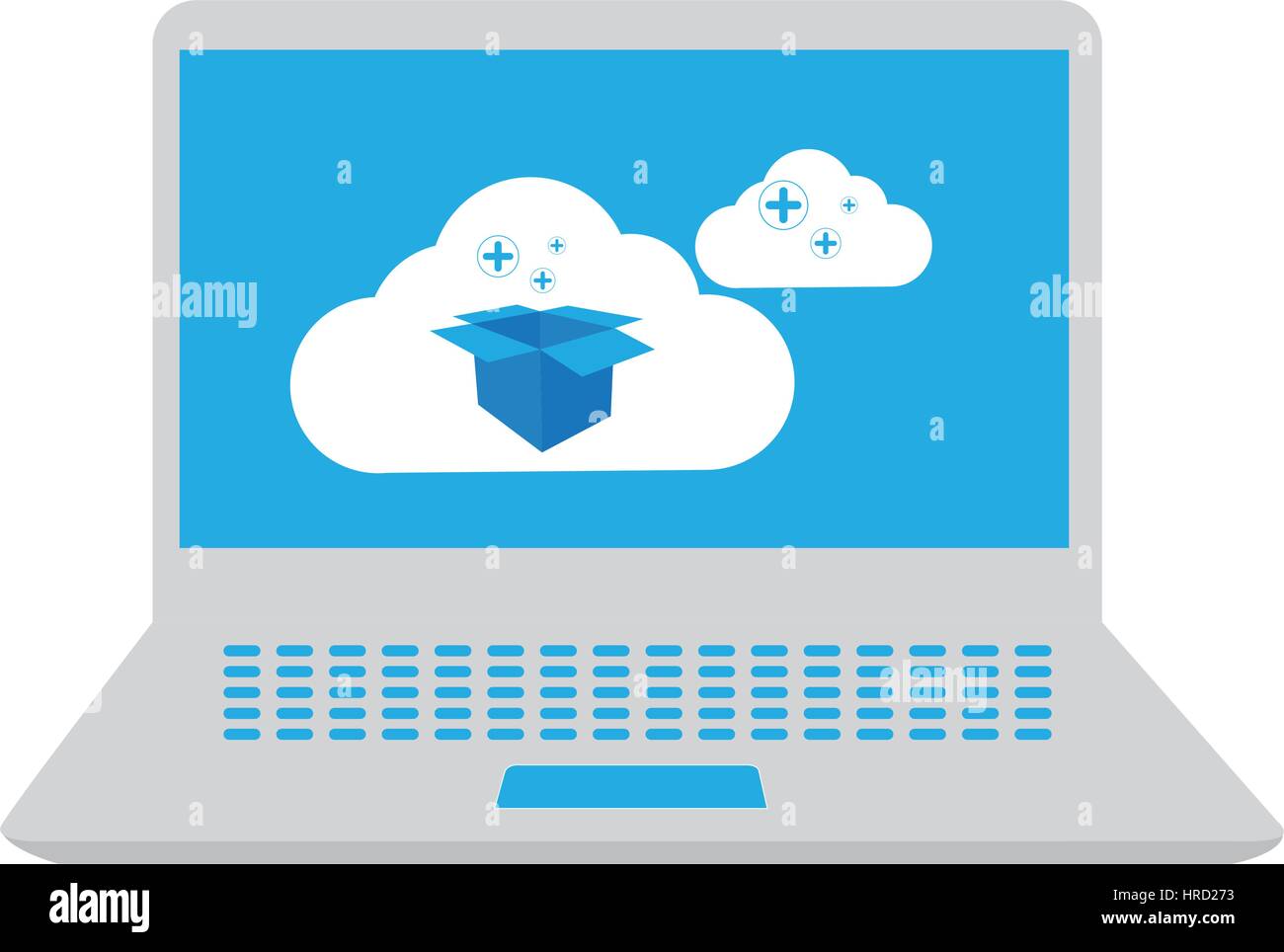 Cloud computing illustration Stock Vector Image & Art - Alamy