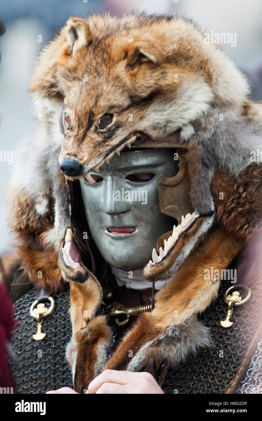 images of the Roman Carnival, held in Piazza del Popolo in Rome, with ...