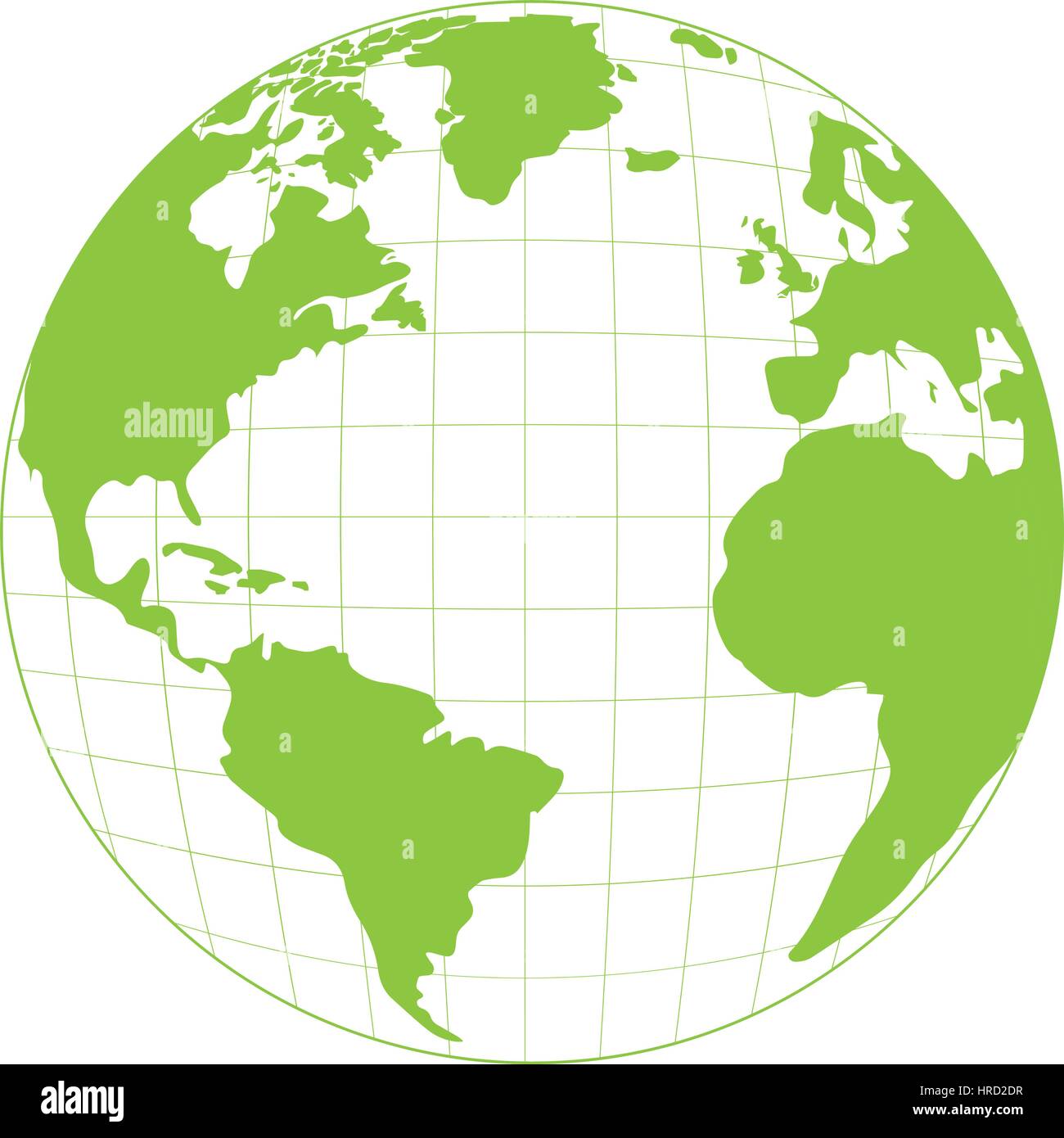 Isolated World map Stock Vector Image & Art - Alamy