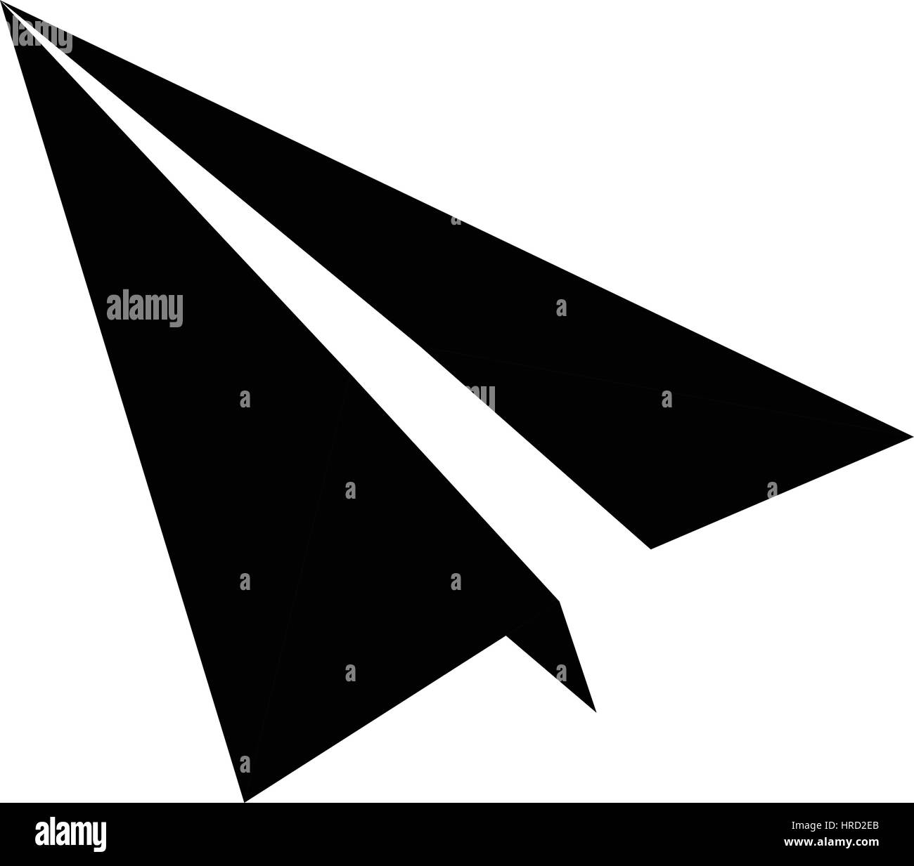Paper airplane Stock Vector Images - Alamy
